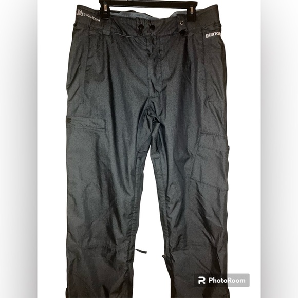 Burton White Collection Cosmic Delight Shell Snowboard Pants Sz L Grey ...